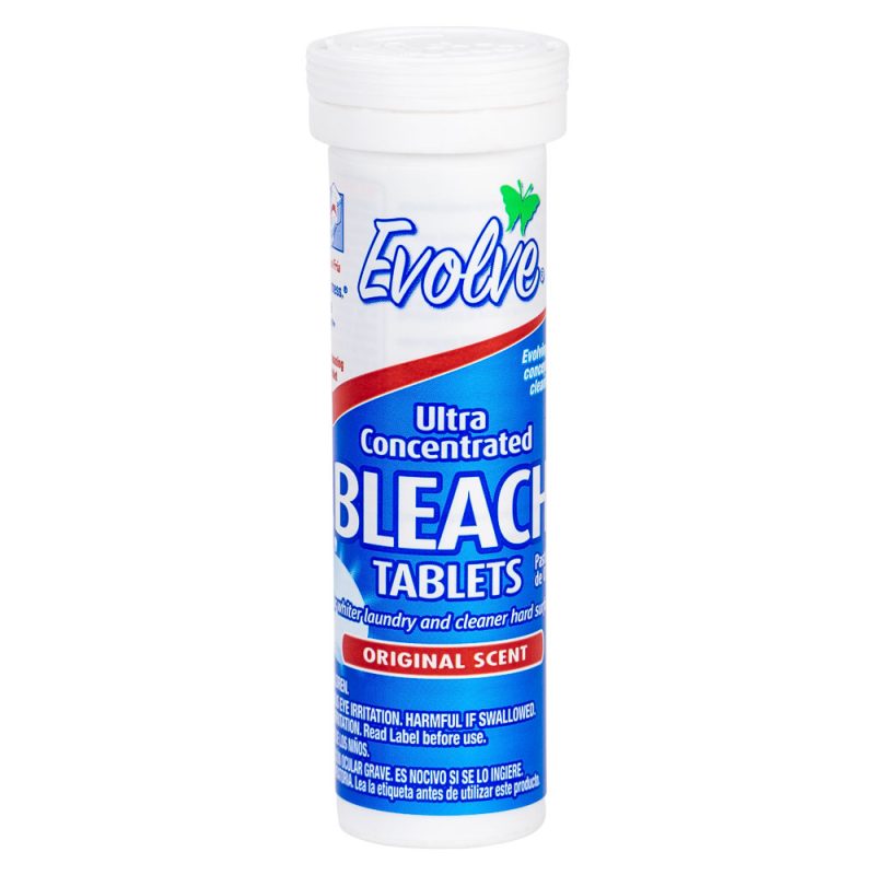 Evolve® Bleach Tablets, single 8 ct tube, Original Scent - Evolve® Products